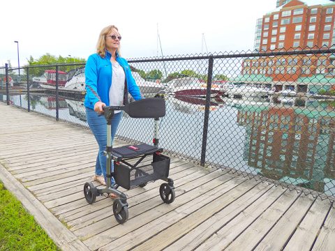 5 Tips For Walking With A Rollator/Walker - Triumph Mobility